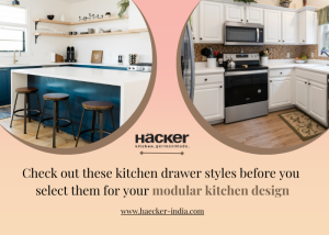 Explore Kitchen drawer styles for your modular kitchen