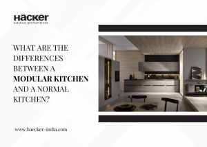 The differences between a modular kitchen and a normal kitchen